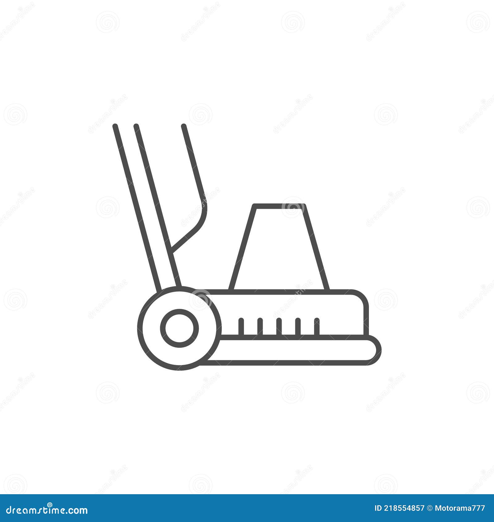 Floor Cleaning Machine Line Icon Stock Vector - Illustration of ...