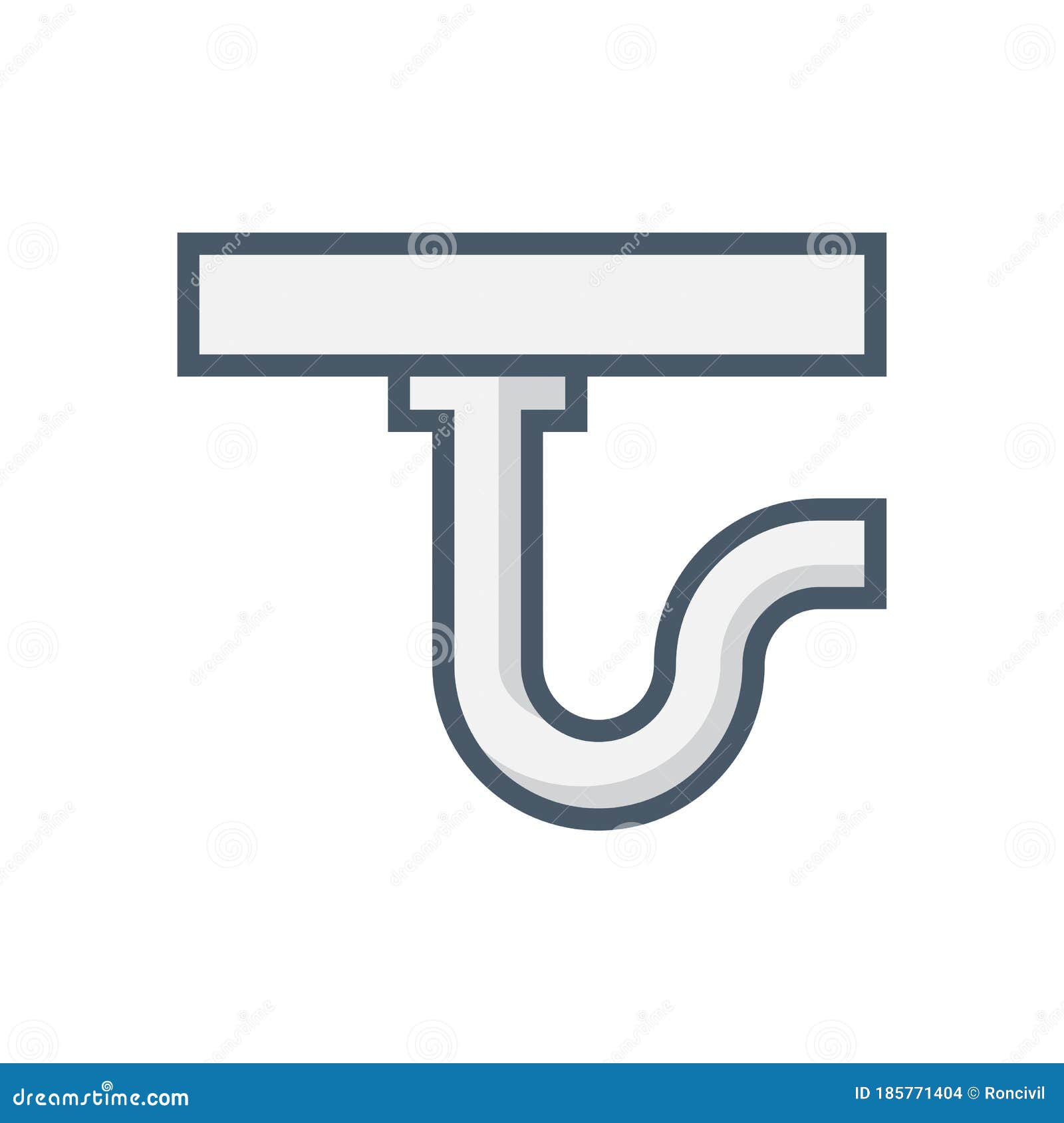 Floor drainage icon stock vector. Illustration of road - 185771404