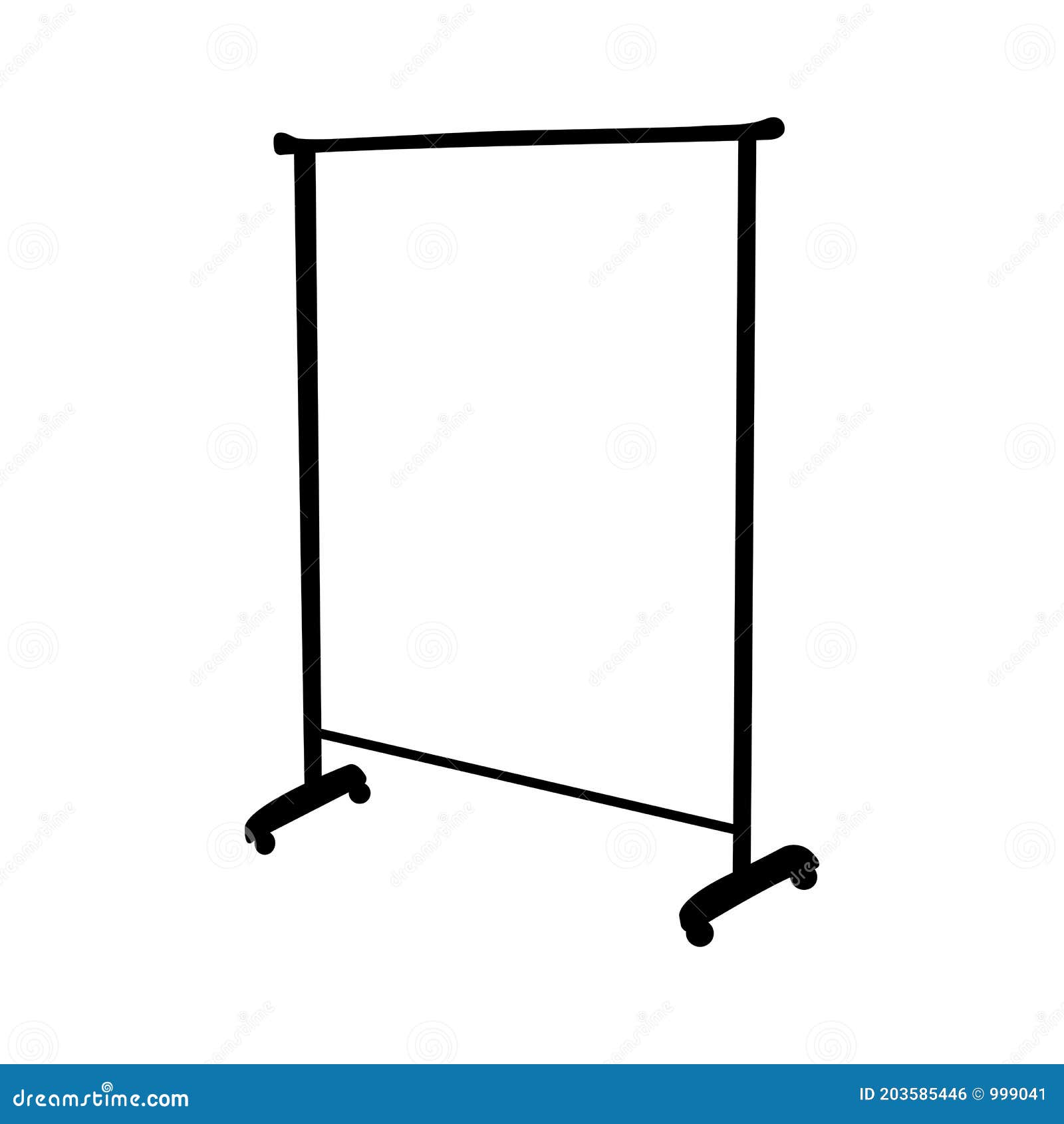 Floor Hanger Rack. Vector Stock Illustration Eps10. Stock Vector ...