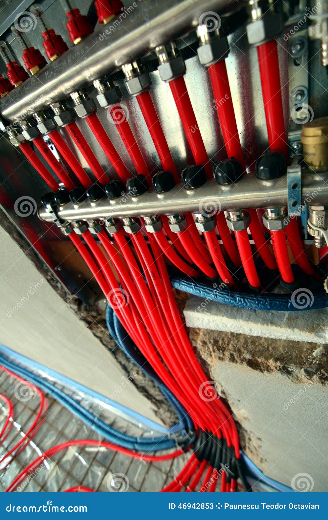Floor heating 3 stock image. Image of cooling, dispenser - 46942853