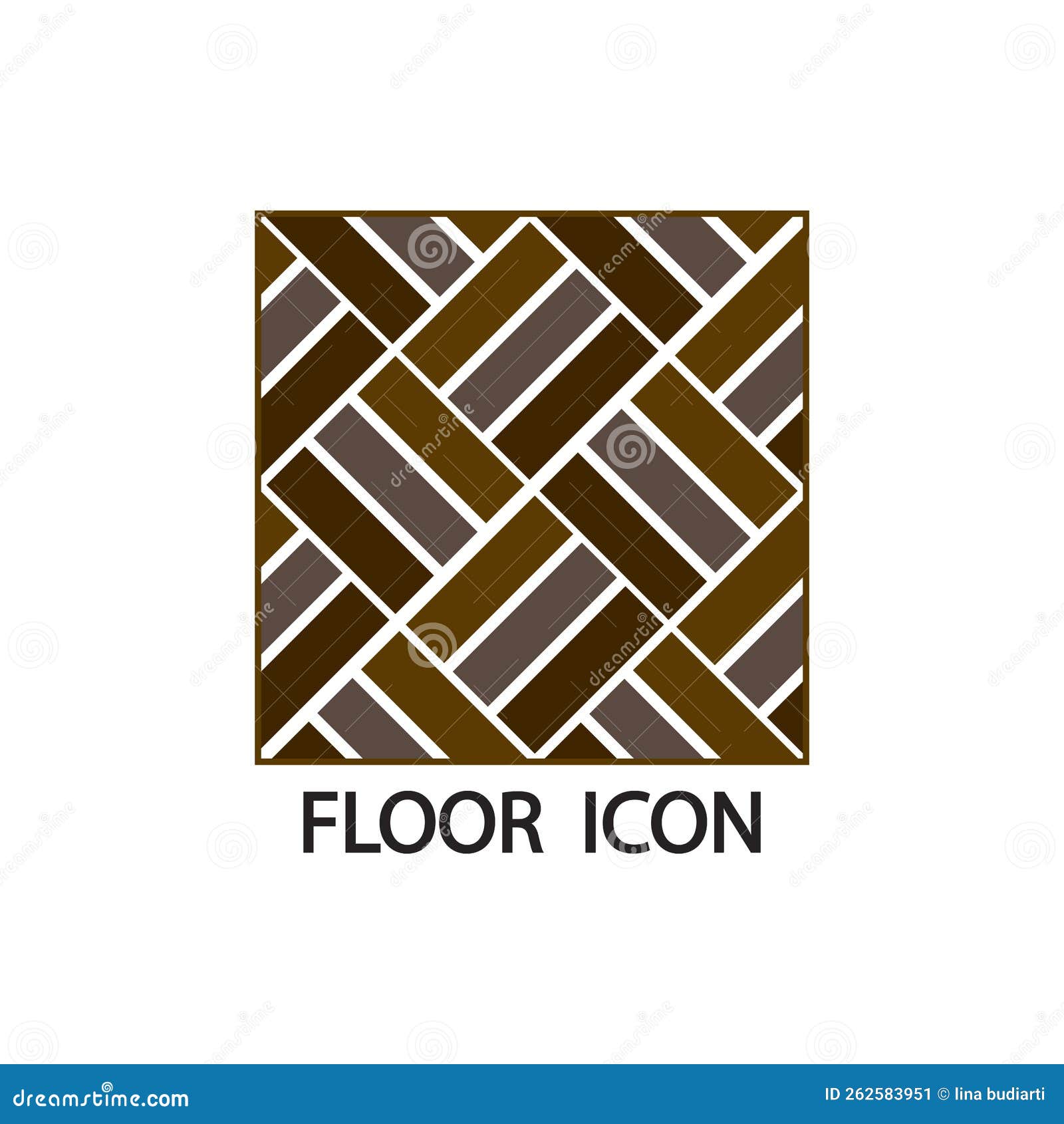 Floor icon vector stock vector. Illustration of block - 262583951