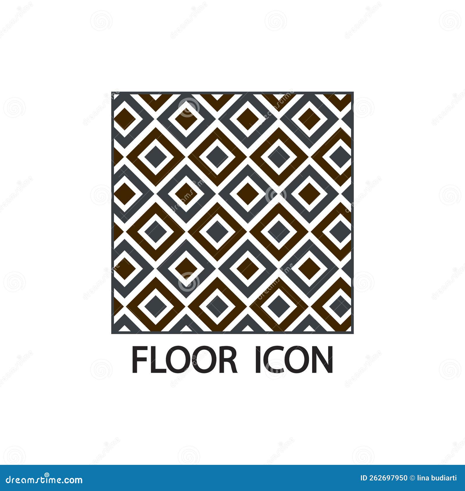 Floor icon vector stock vector. Illustration of pattern - 262697950