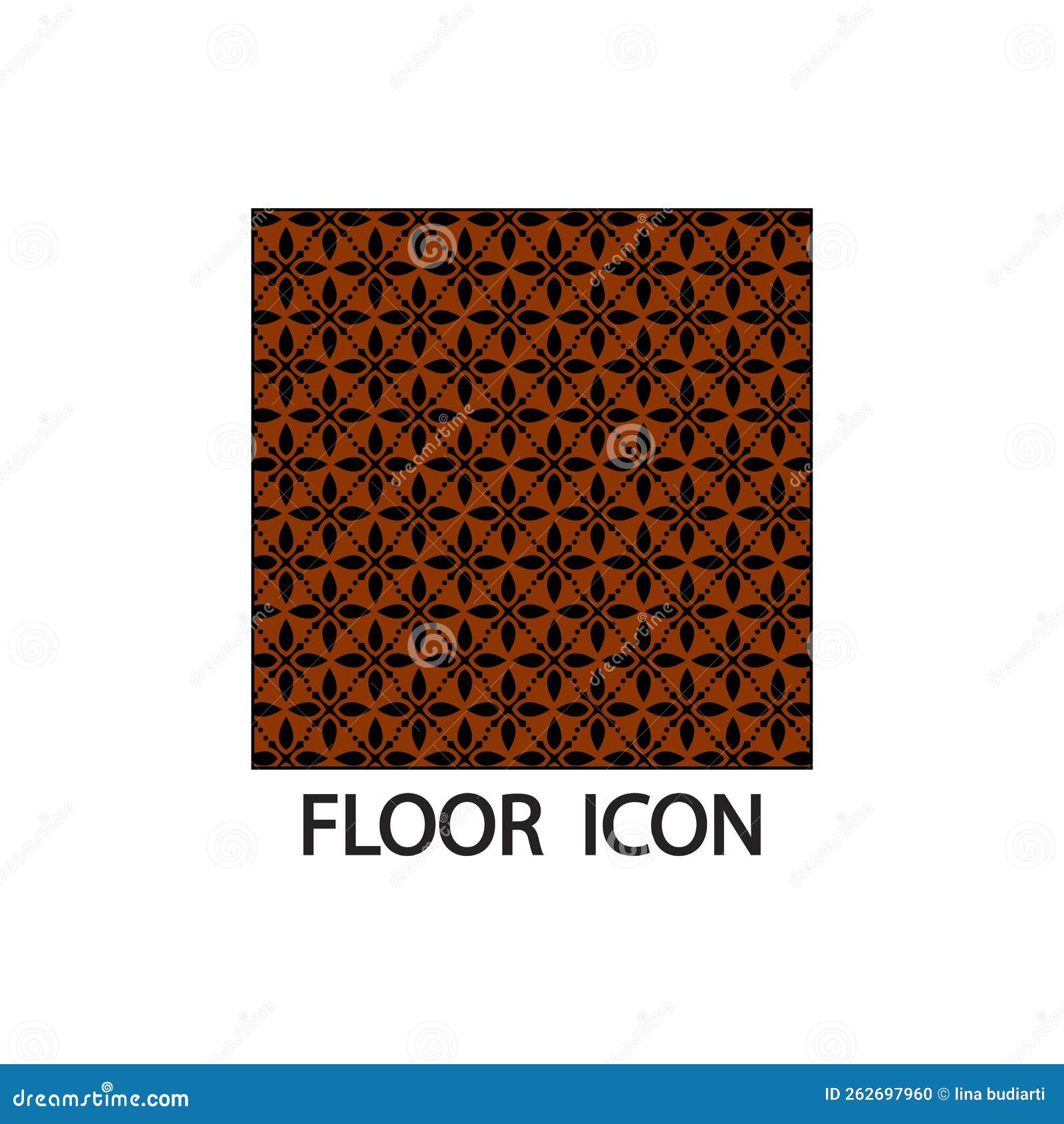 Floor icon stock vector. Illustration of pattern, natural - 262697960