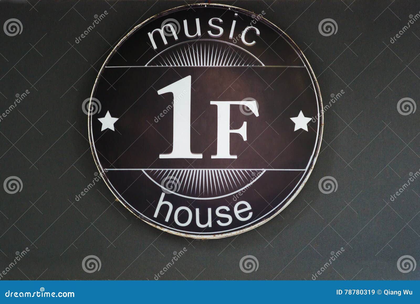 Floor indicator editorial stock image. Image of cafe - 78780319