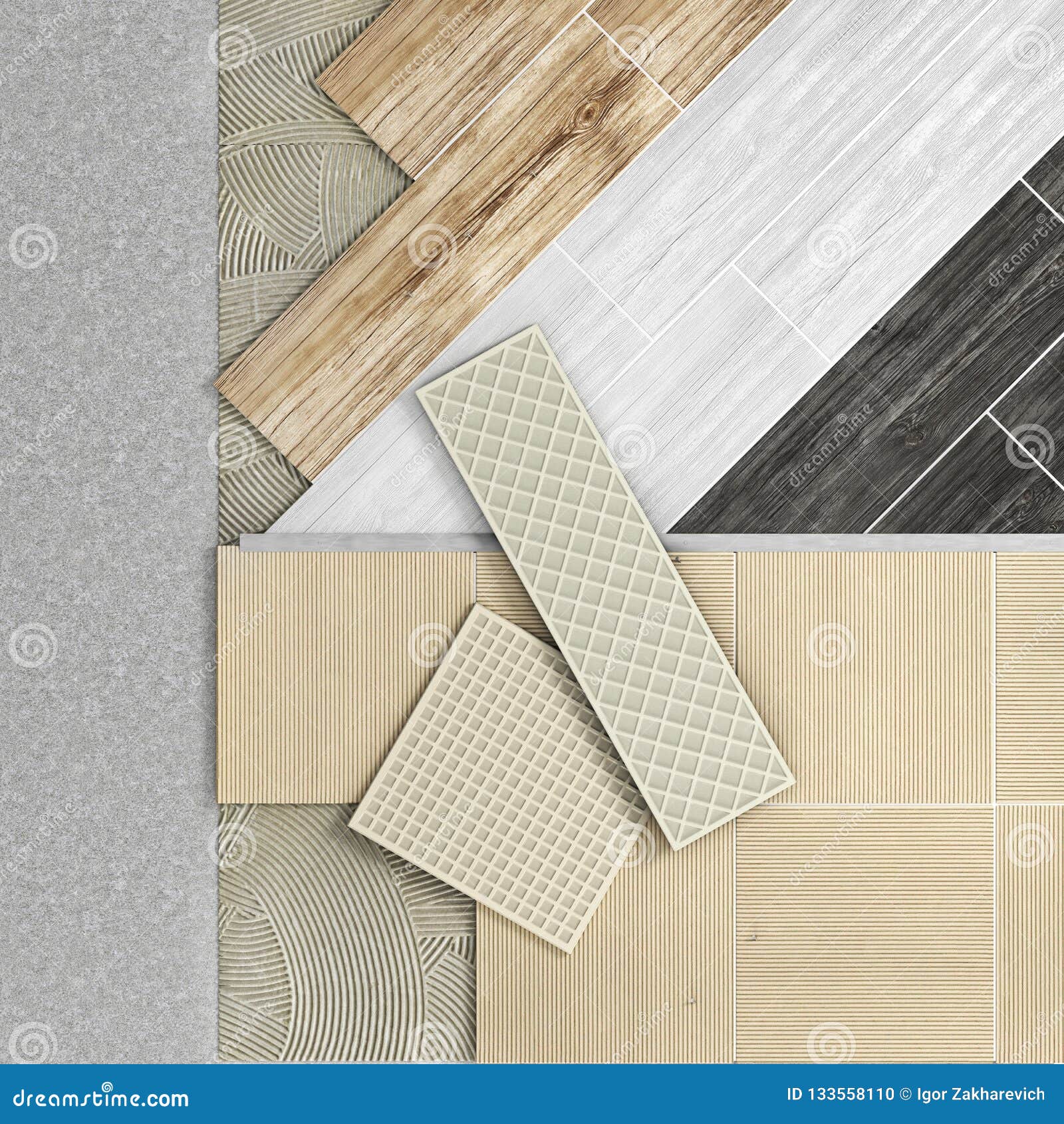 Floor layers. Tile floor stock photo. Image of indoor - 133558110