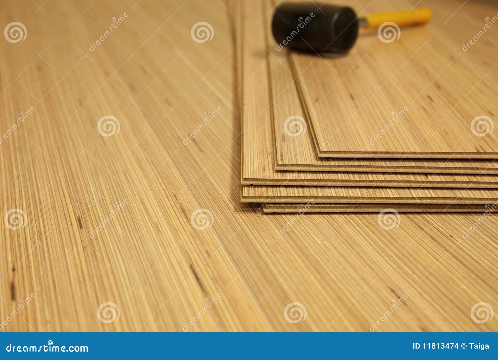 Floor with Light-brown Cover Stock Photo - Image of copy, striped: 11813474