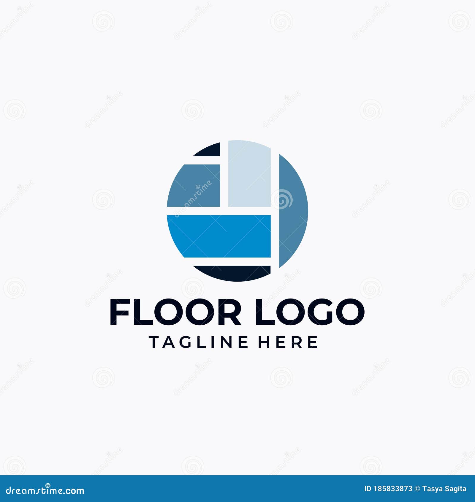 Floor Logo Icon Vector Isolated Stock Vector - Illustration of emblem ...