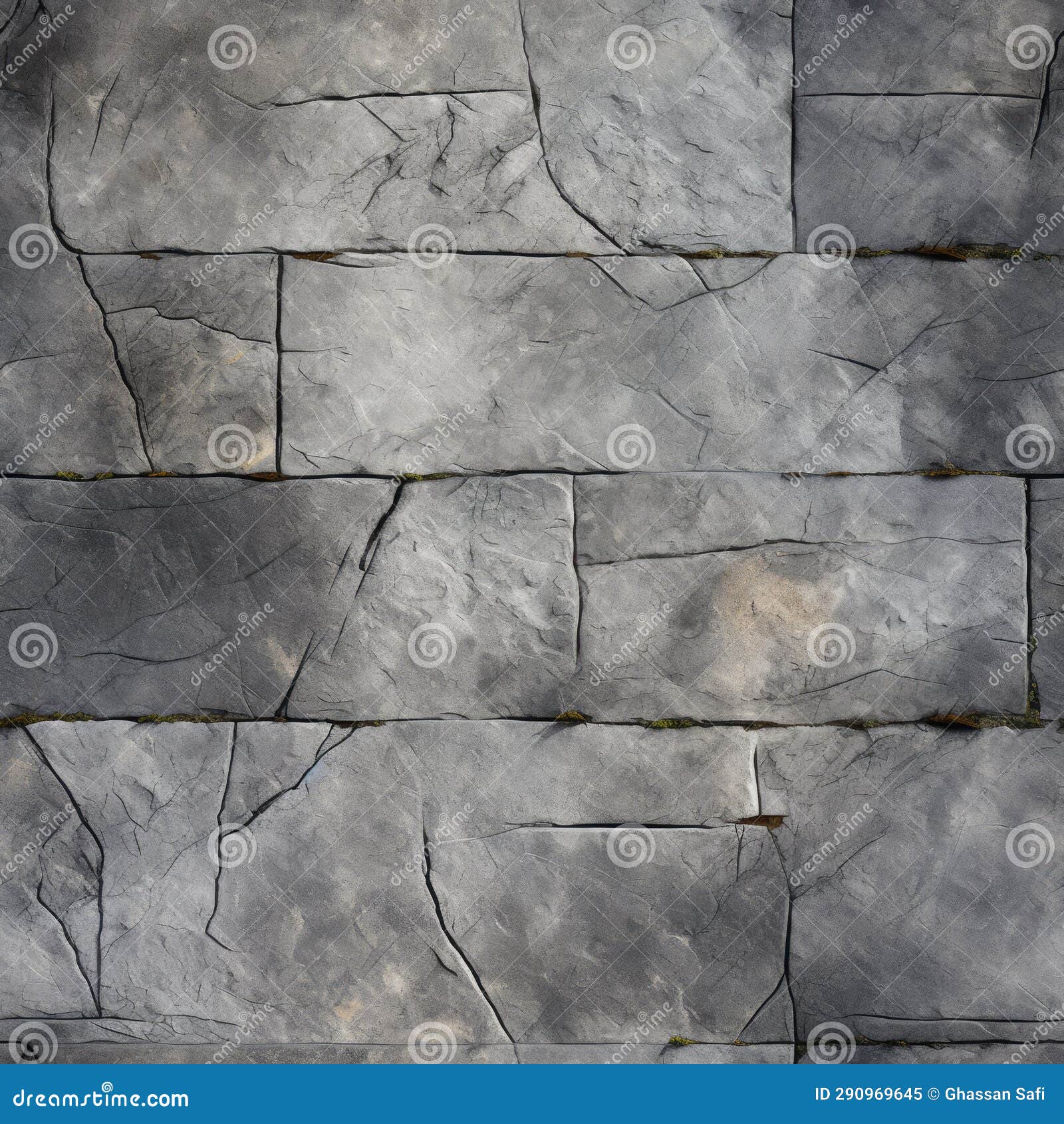 Floor Made of Rough Stone Tiles Stock Illustration - Illustration of ...