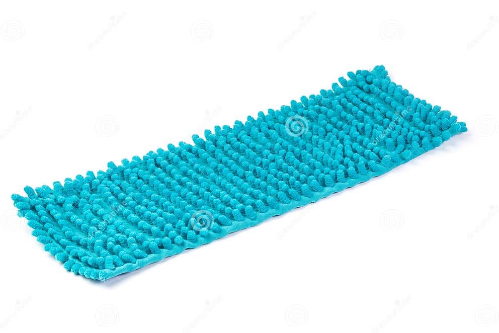Floor Mop Cloth for Mopping the Floor Isolated on White Background ...
