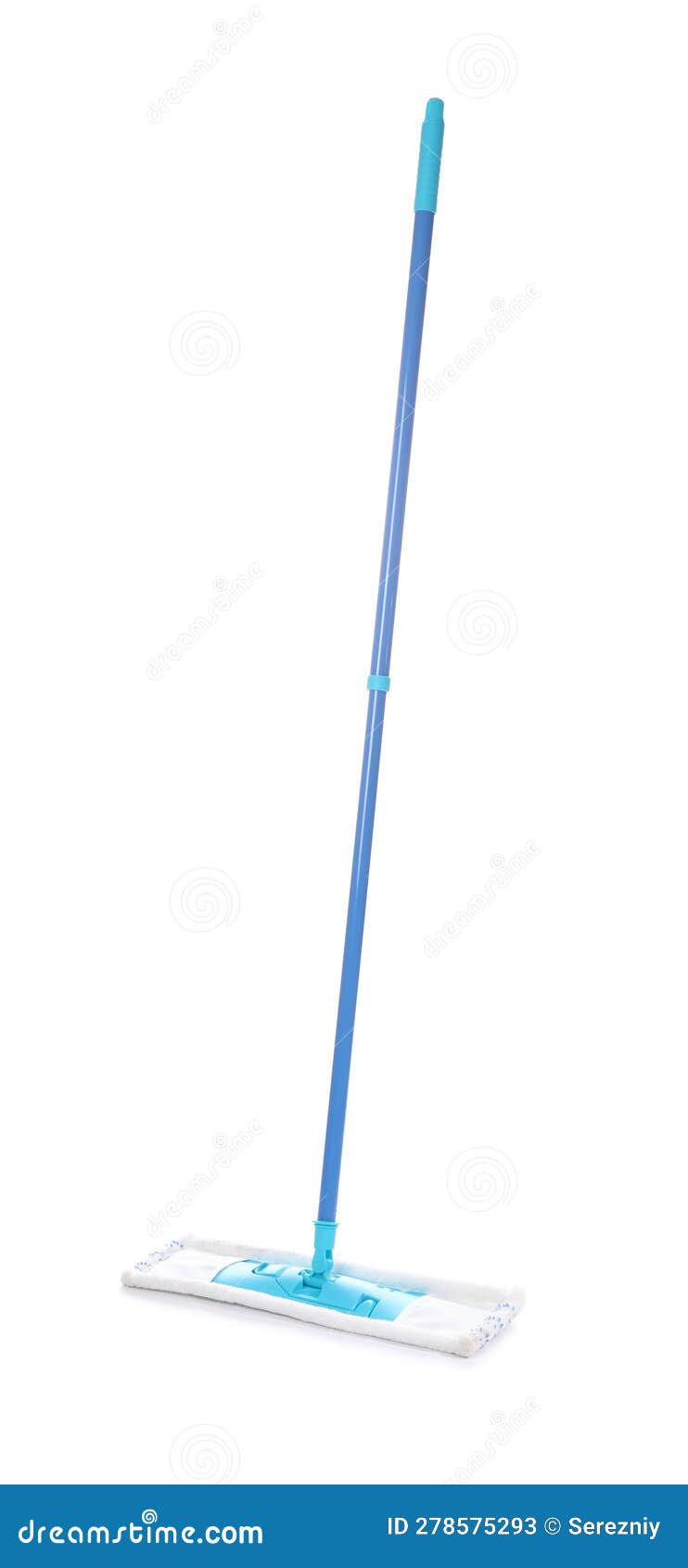 Floor Mop on White Background Stock Image - Image of care, house: 278575293