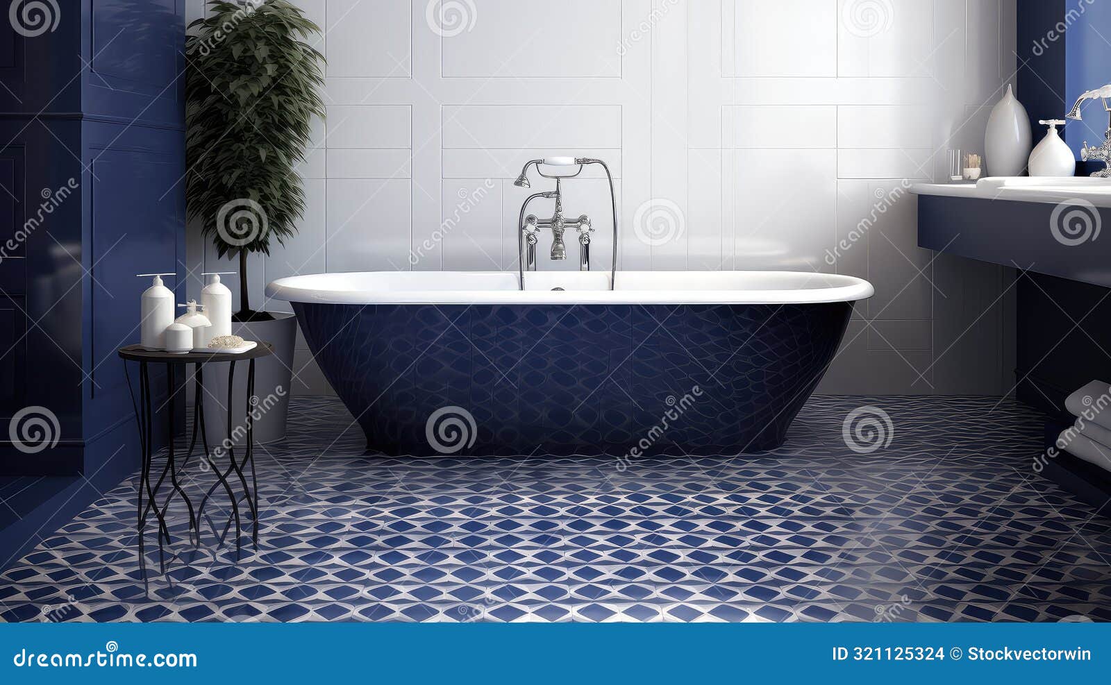 Floor navy blue pattern stock illustration. Illustration of visual ...