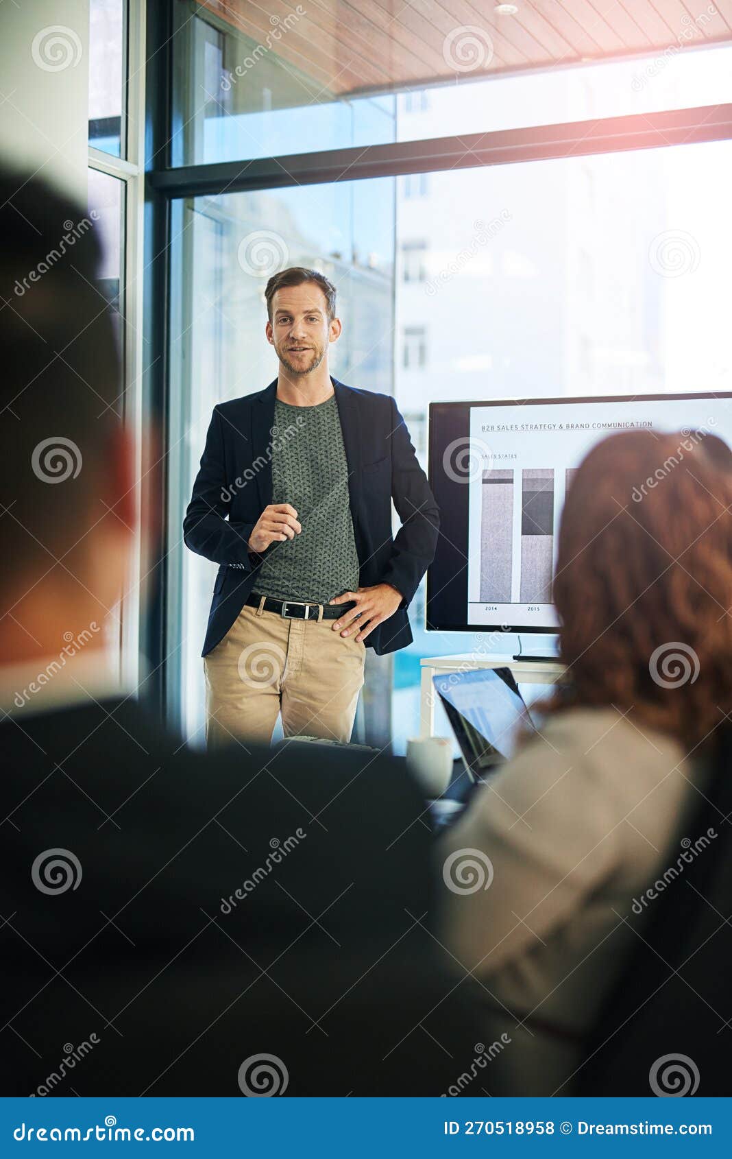 The Floor is Open...a Group of Businesspeople Meeting in the Boardroom ...