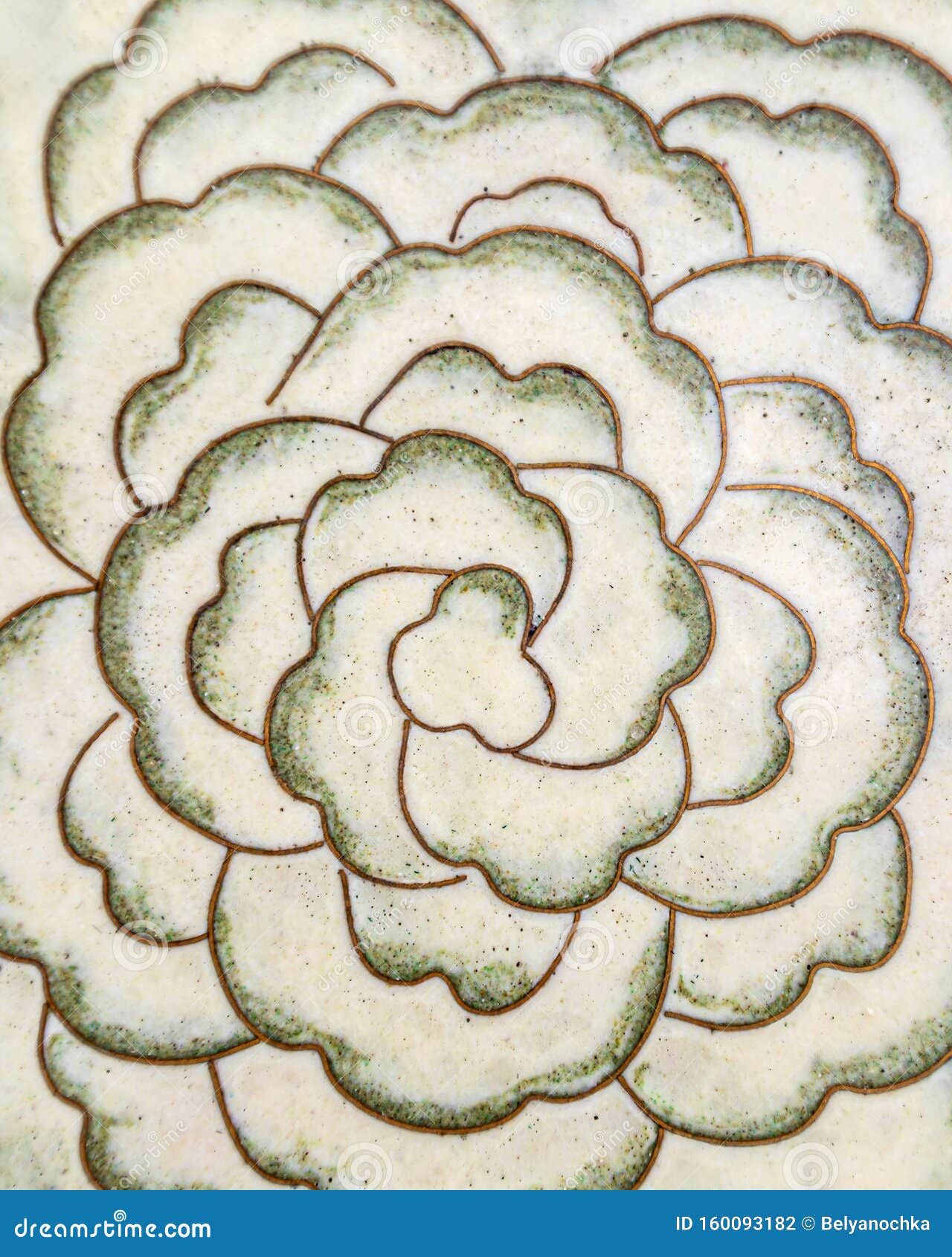 Floor Ornament with Chinese Pattern Closeup Stock Photo - Image of home ...