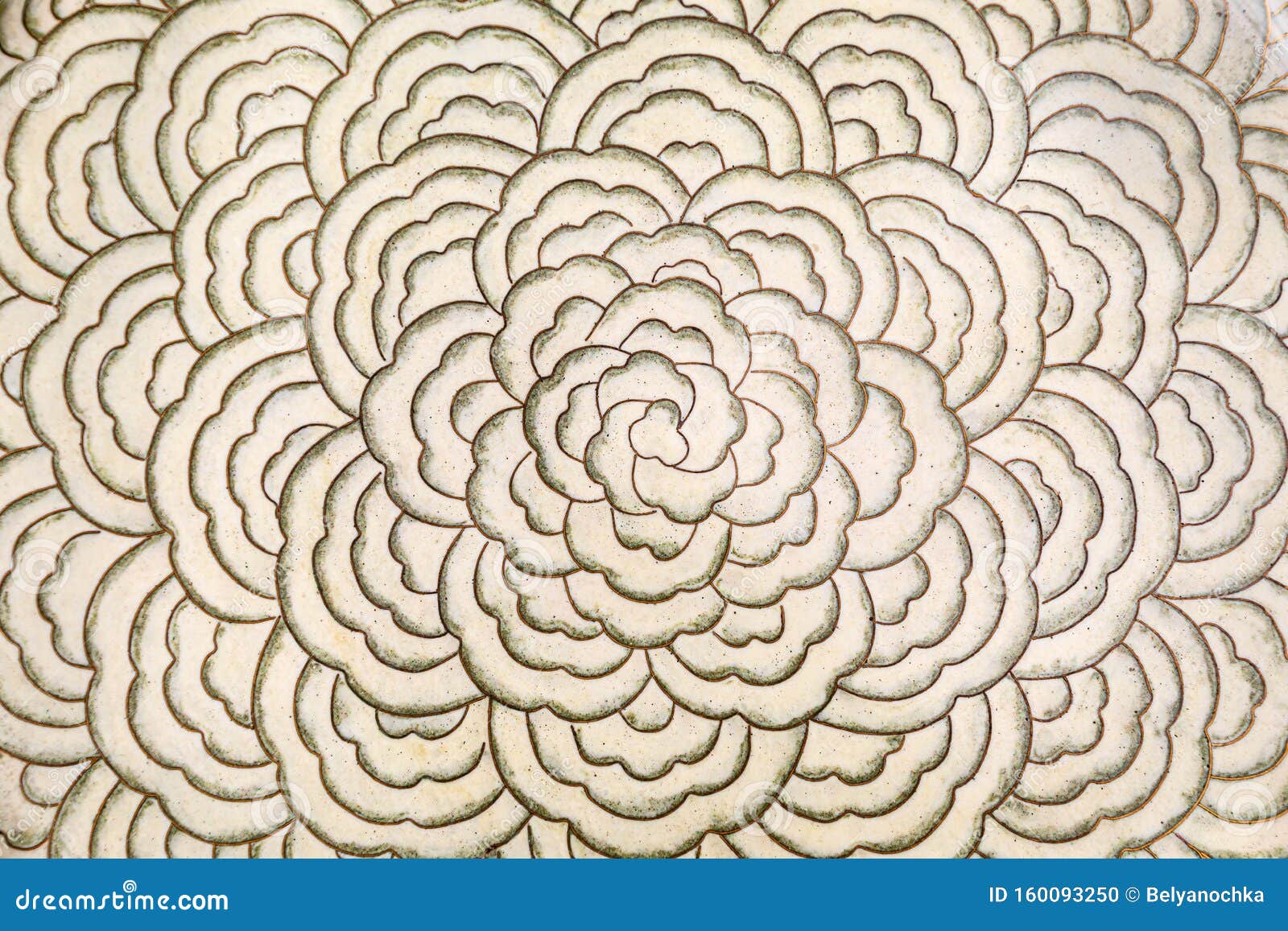 Floor Ornament with Chinese Pattern Closeup Stock Photo - Image of ...