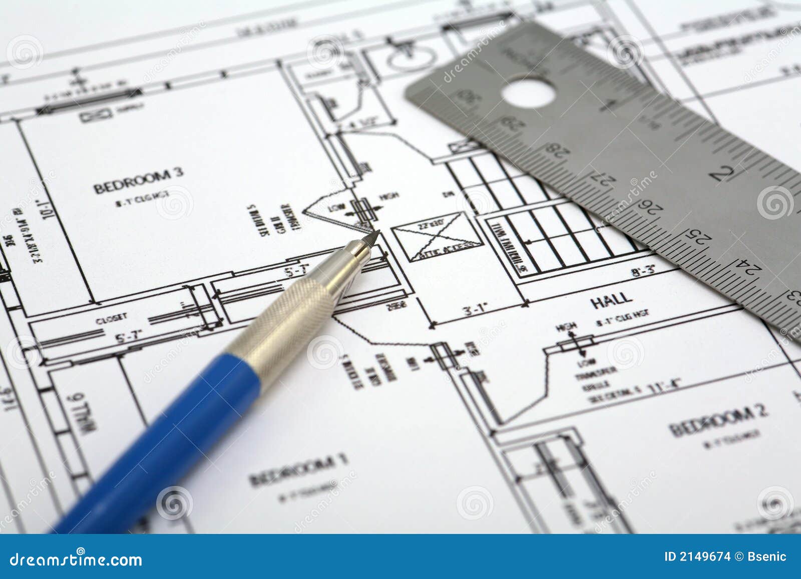Floor plan stock photo. Image of real, construction, home - 2149674
