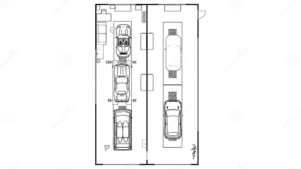 Floor Plan of Car Service. Floor Plan of Car Service. Working Place ...
