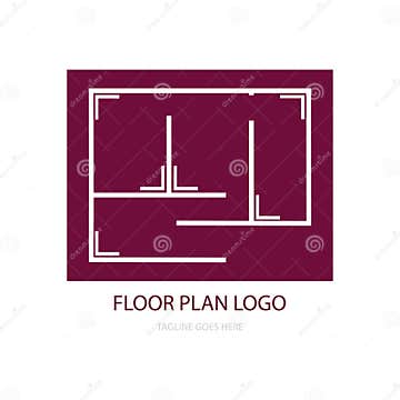 Floor plan logo vector stock vector. Illustration of business - 173898532
