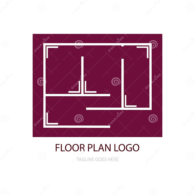 Floor plan logo vector stock vector. Illustration of business - 173898532