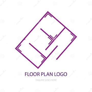 Floor plan logo vector stock vector. Illustration of business - 173898536