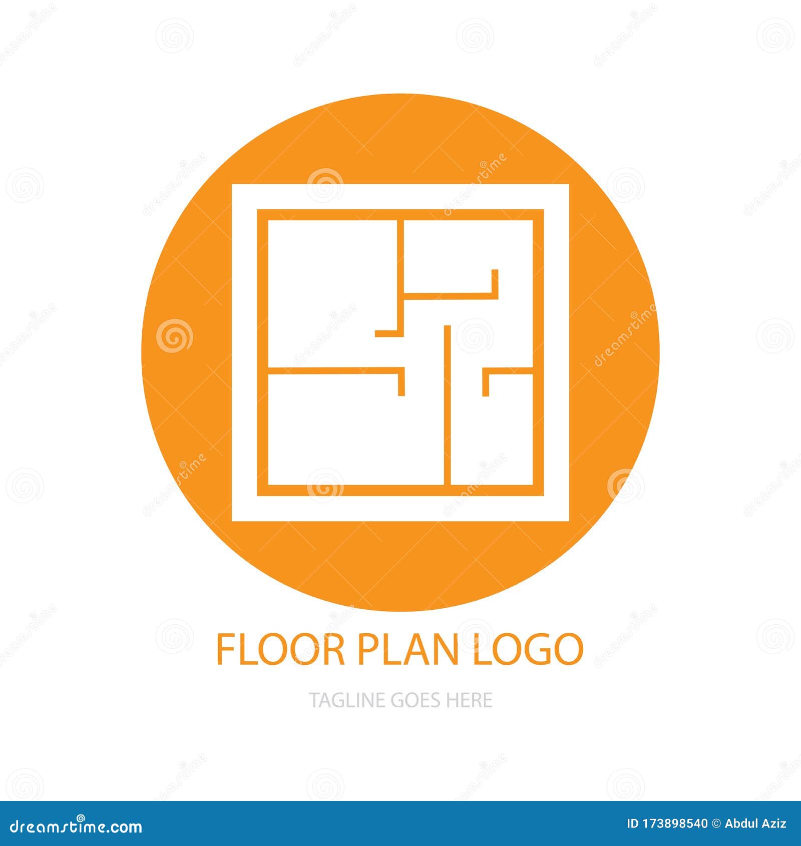 Floor plan logo vector stock vector. Illustration of simple - 173898540