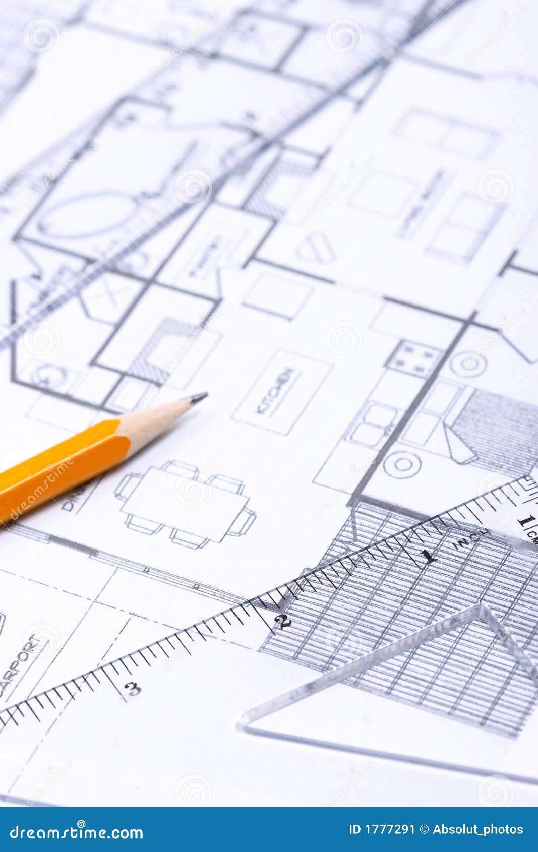 Floor plan [vertical] stock image. Image of floor, drawing - 1777291