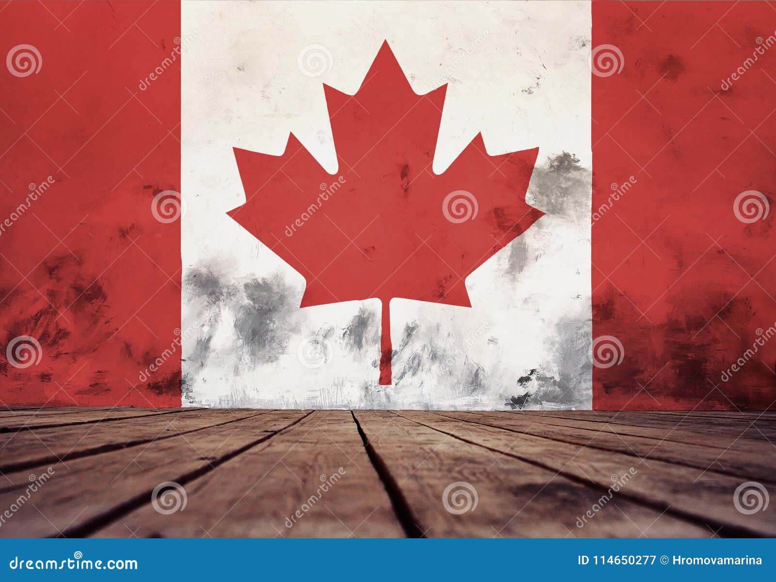 The Texture of Canada Flag. Stock Illustration - Illustration of ...