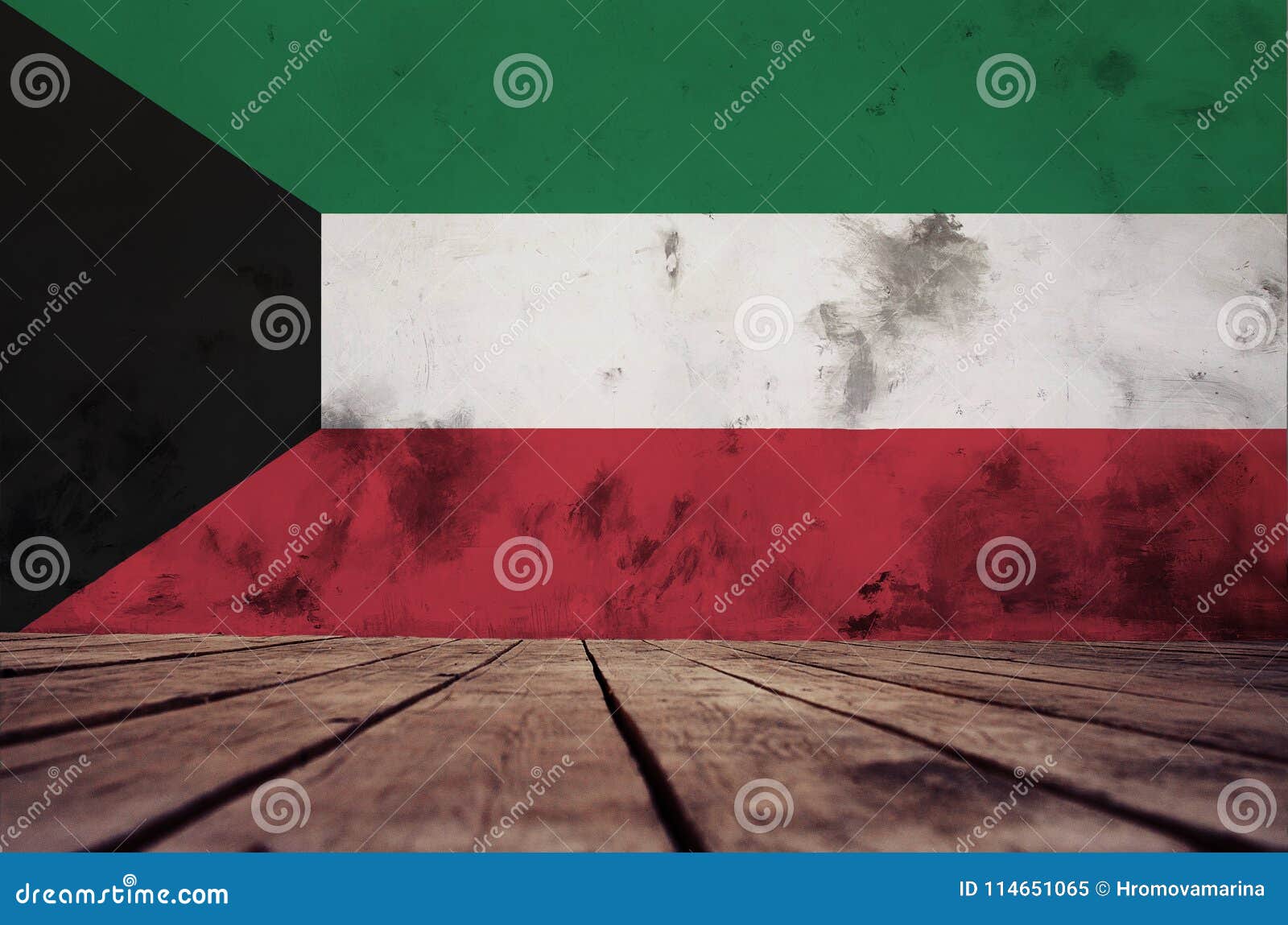 Texture of Kuwait flag. stock image. Image of background - 114651065