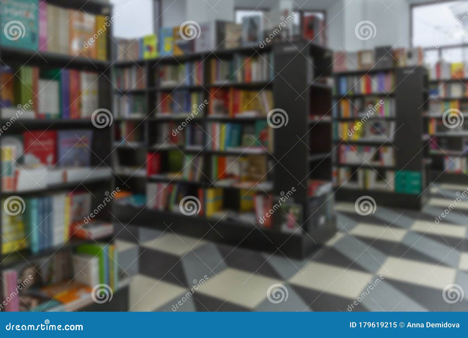 Floor Racks with Books in the Store. Knowledge and Education Stock ...