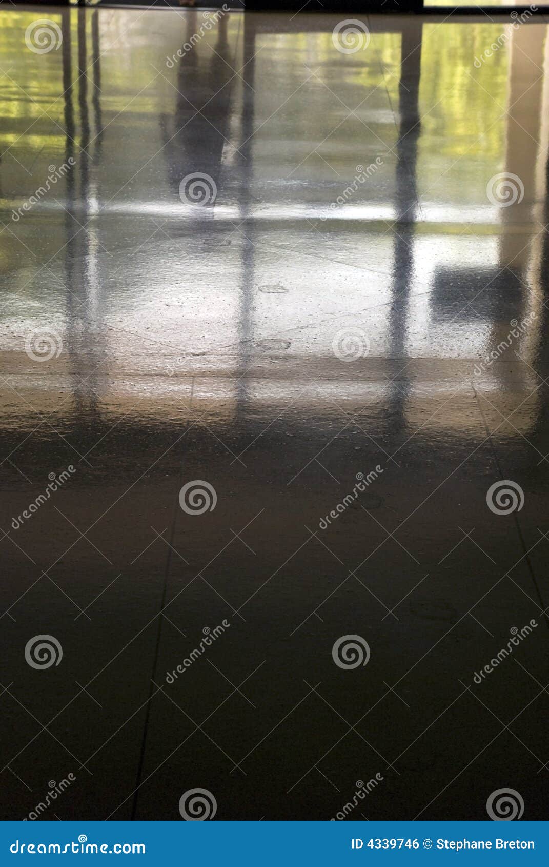 Floor reflection stock photo. Image of exit, walk, abstract - 4339746