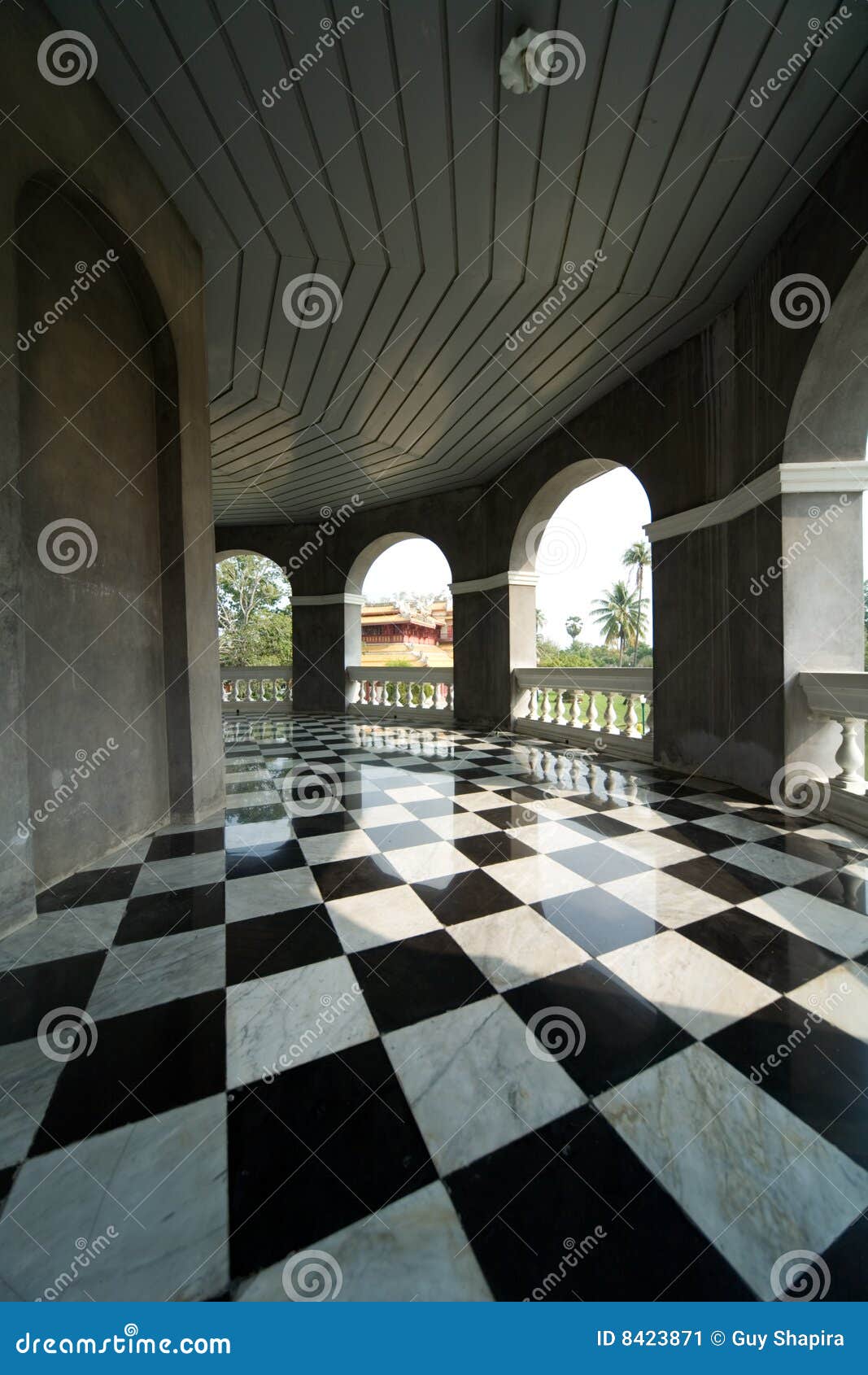 Floor with Retro Checkered Pattern Stock Image - Image of tiling ...
