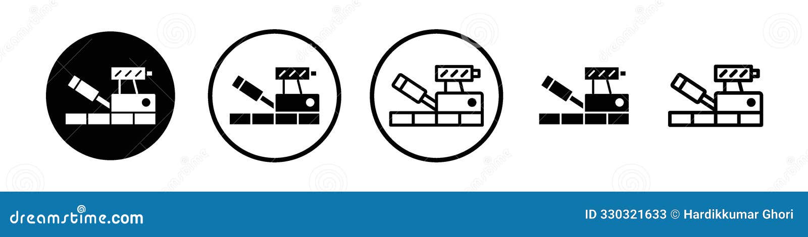Sanding Machine Symbol Sign,Vector Illustration, Isolate On White ...