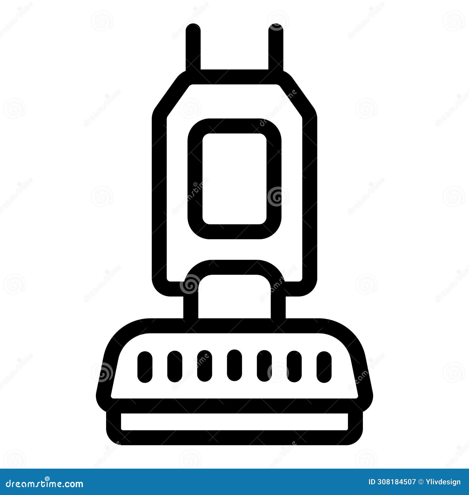 Floor Sanitizing Machine Icon Outline Vector. Scouring Surface Staff ...