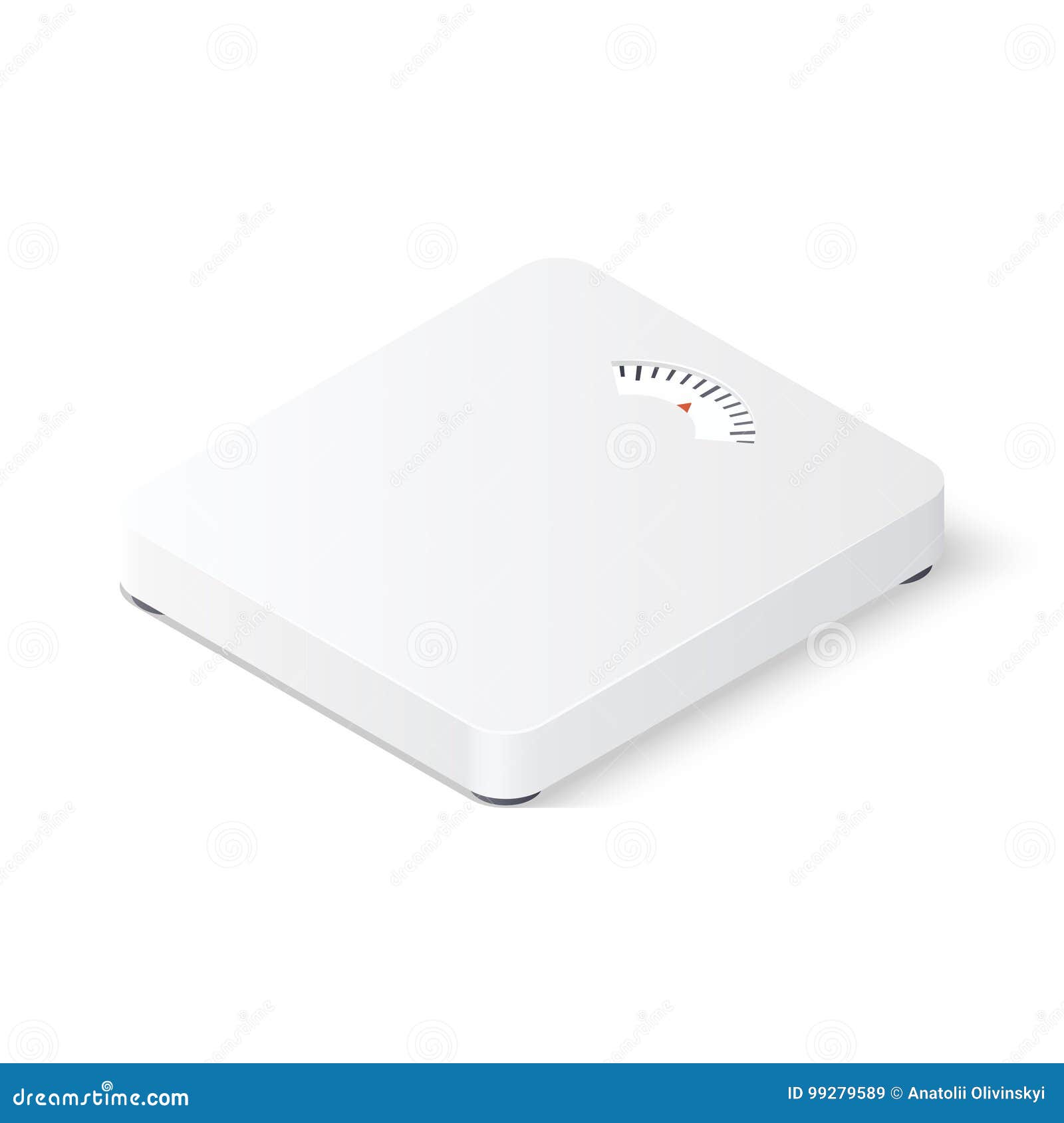 Floor Scales. Isometric Vector Illustration Stock Vector - Illustration ...