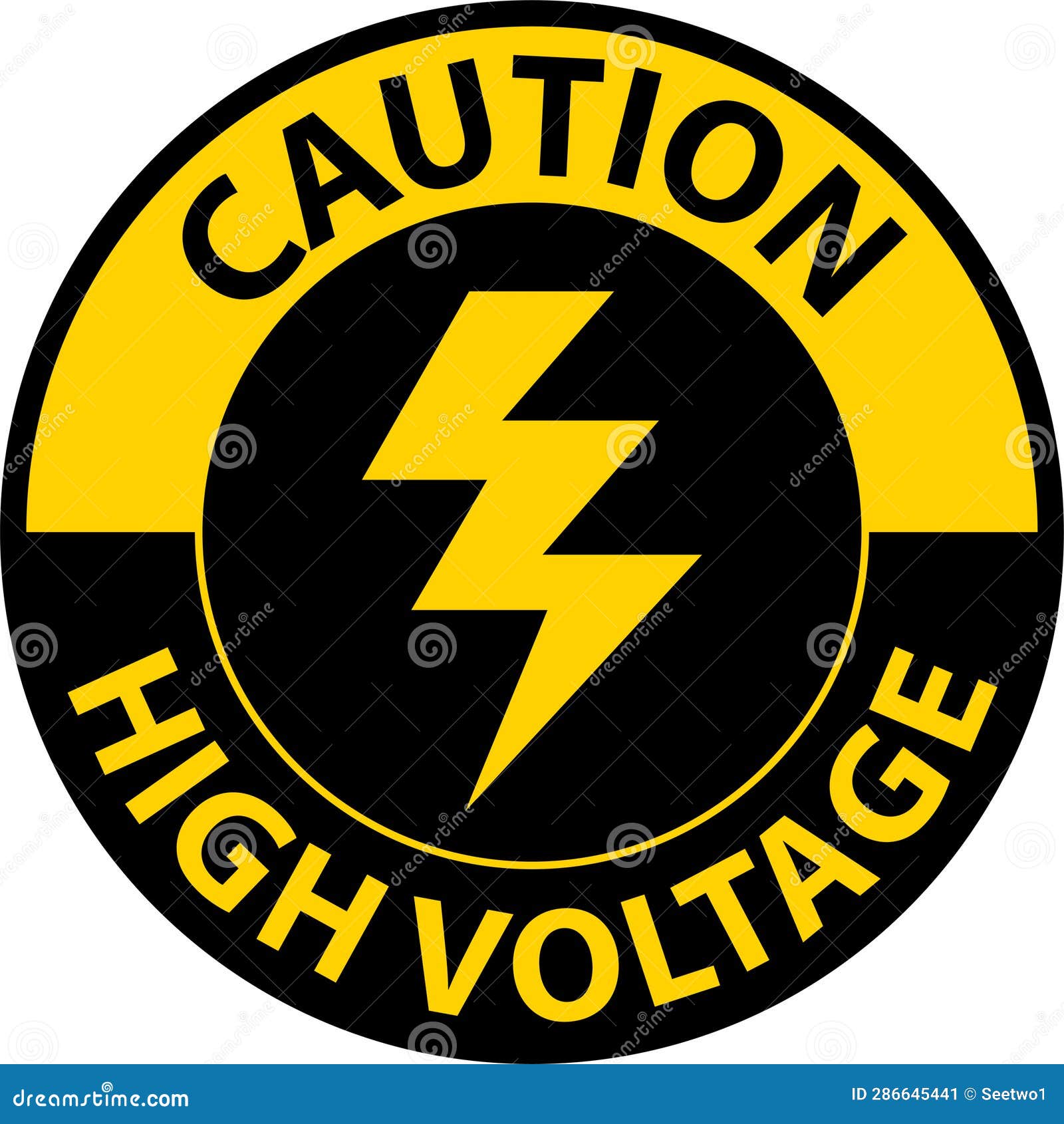 Caution High Pressure Air Can Cause Service Injury Symbol Sign, Vector ...