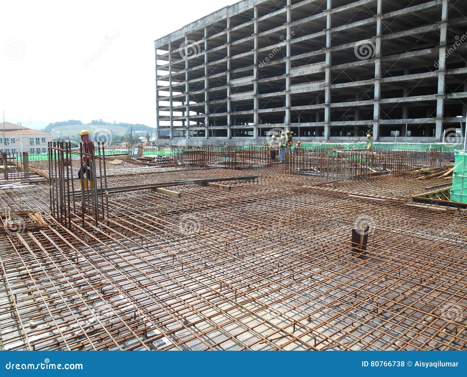 Floor Slab Reinforcement Bar on Timber Formwork Editorial Stock Photo ...