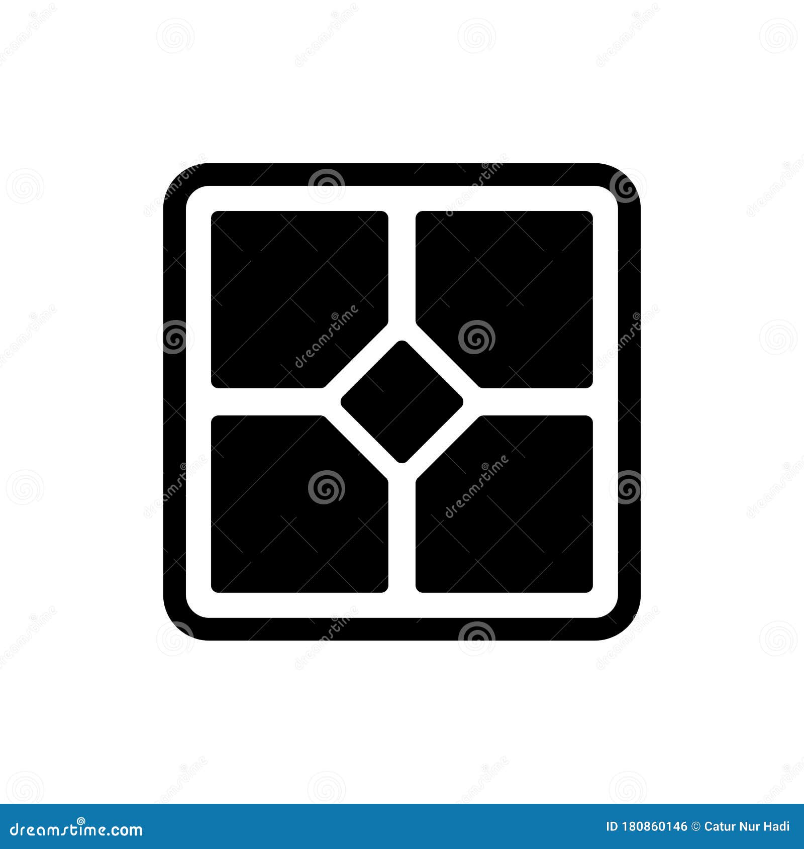 Floor Tile Icon Flat Vector Template Design Trendy Stock Vector ...