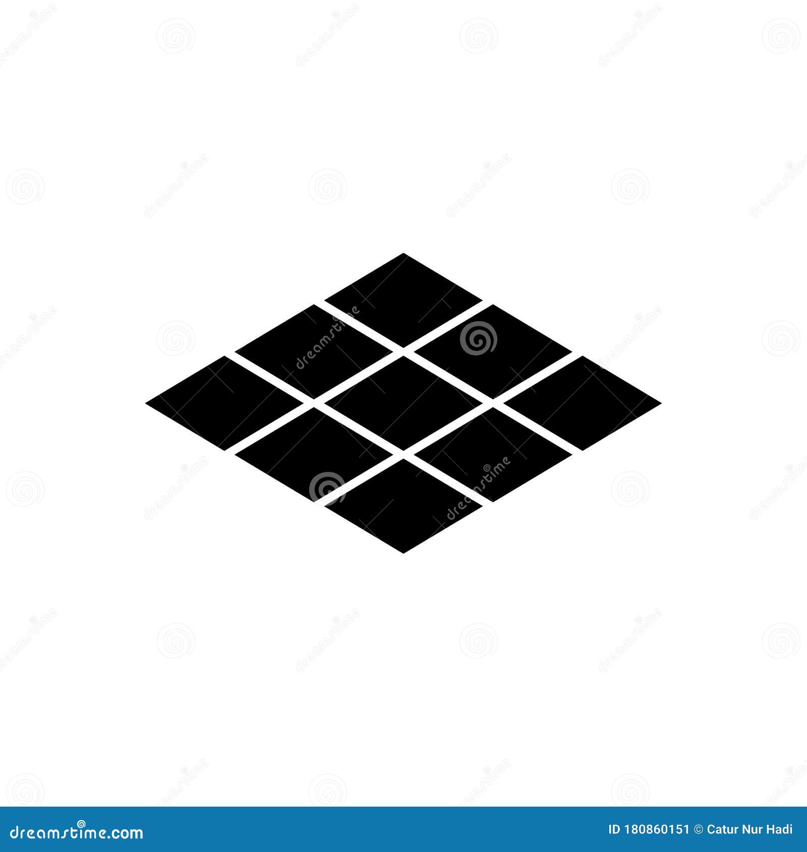 Floor Tile Icon Flat Vector Template Design Trendy Stock Vector ...