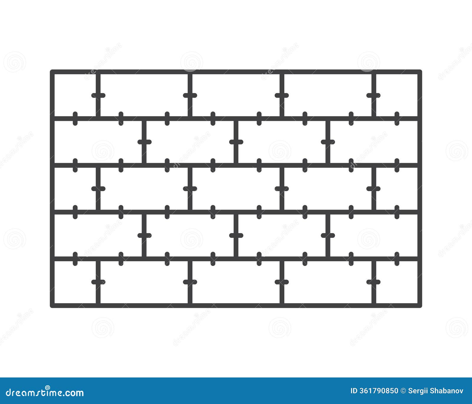Floor Tile Outline Icon after Laying Stock Illustration - Illustration ...