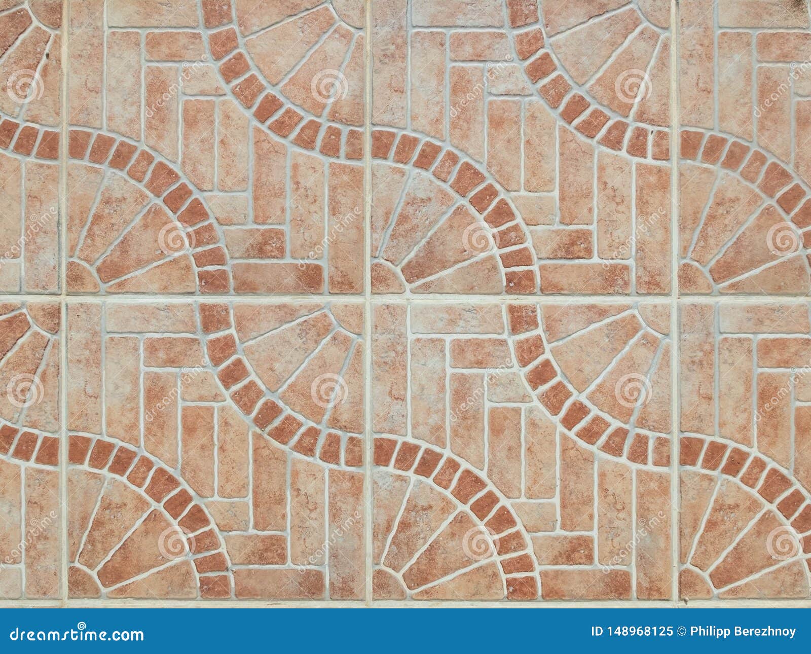 Floor Tiles with Geometric Pattern. Seamless Pattern Abstract ...