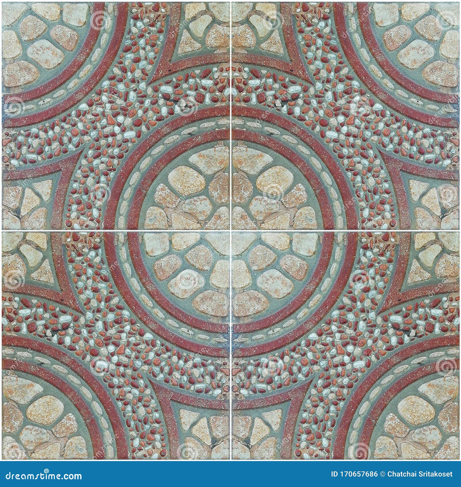 Floor Tiles with Seam Background Stock Photo - Image of mosaic ...