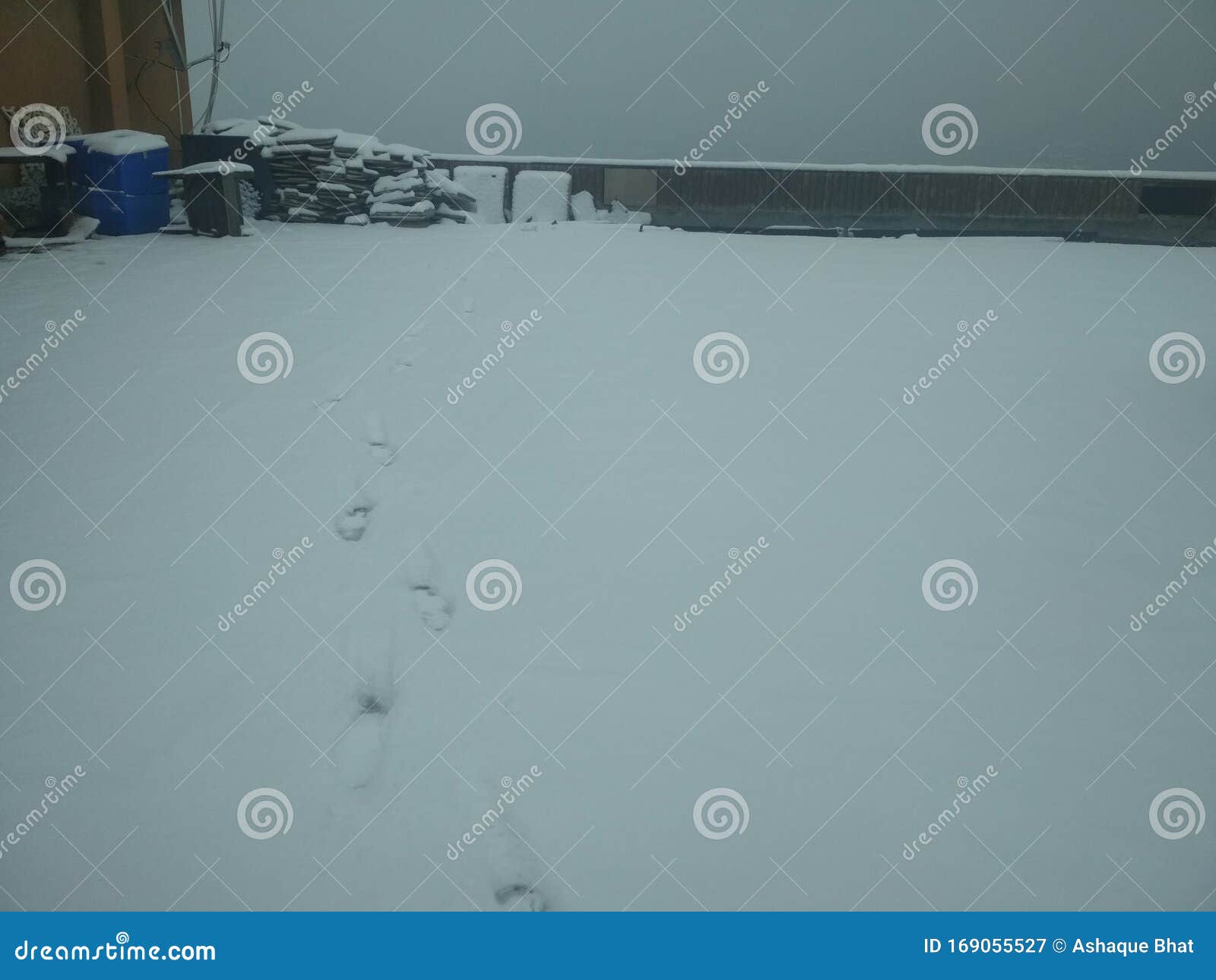 Floor View with Snow stock image. Image of floor, snow - 169055527
