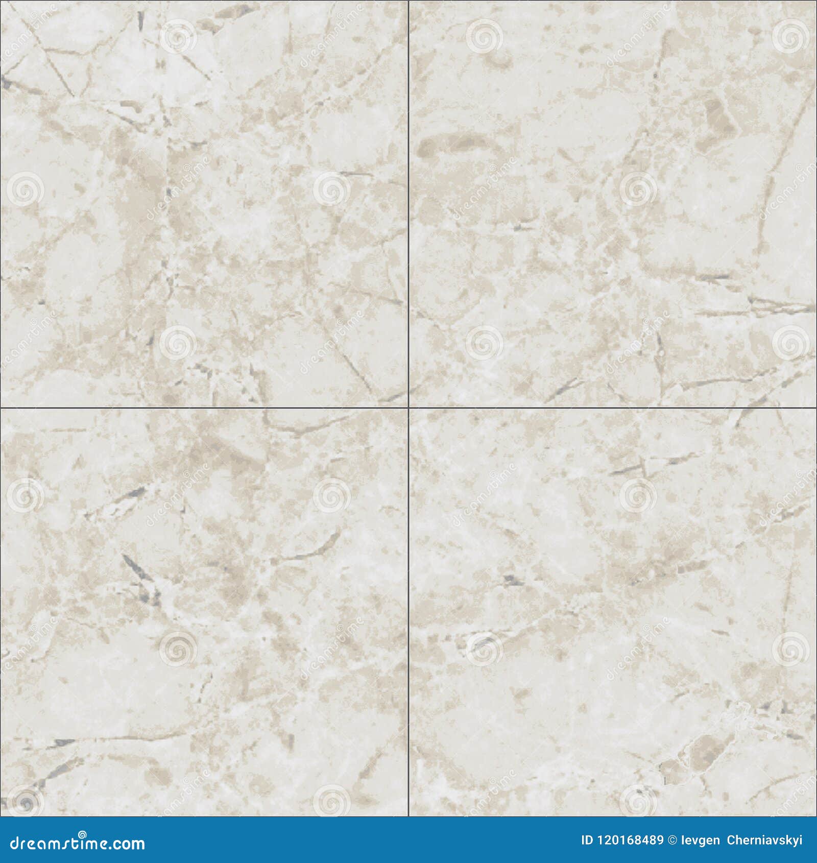 Natural Marble Square Tile Seamless Texture Map, Diffuse Stock Image - Image of background ...