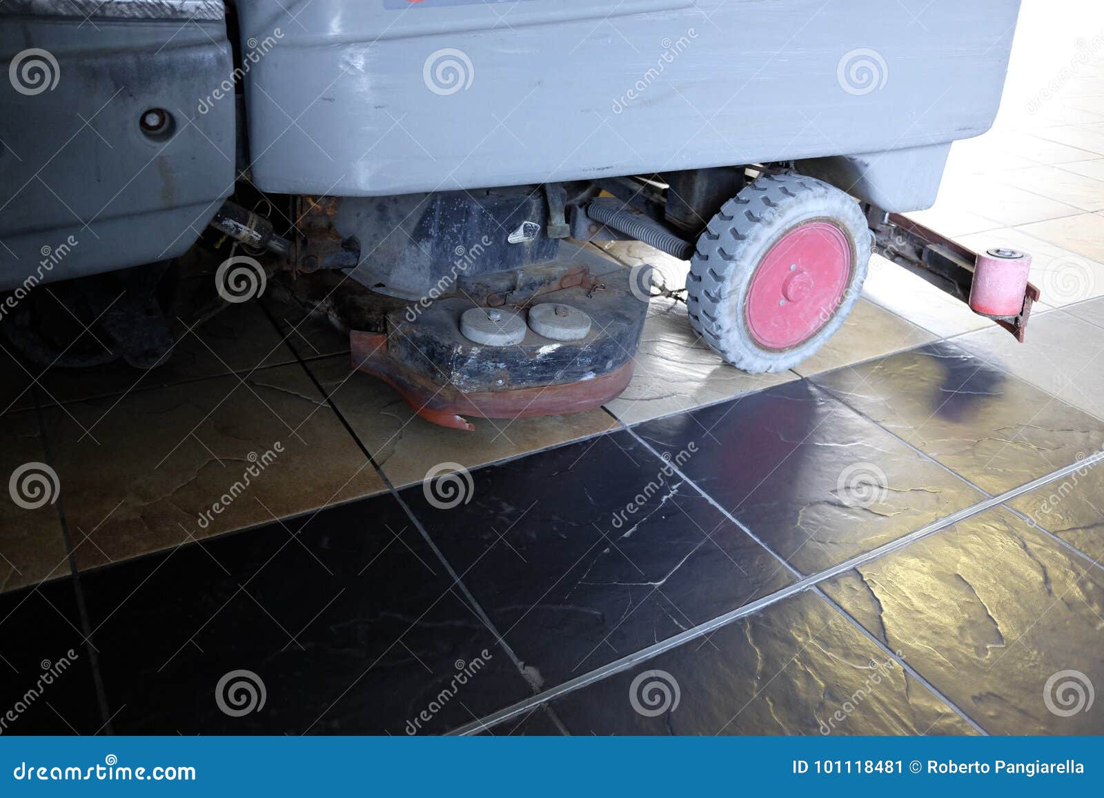 Floor washer machine stock image. Image of hygiene, cleaner - 101118481