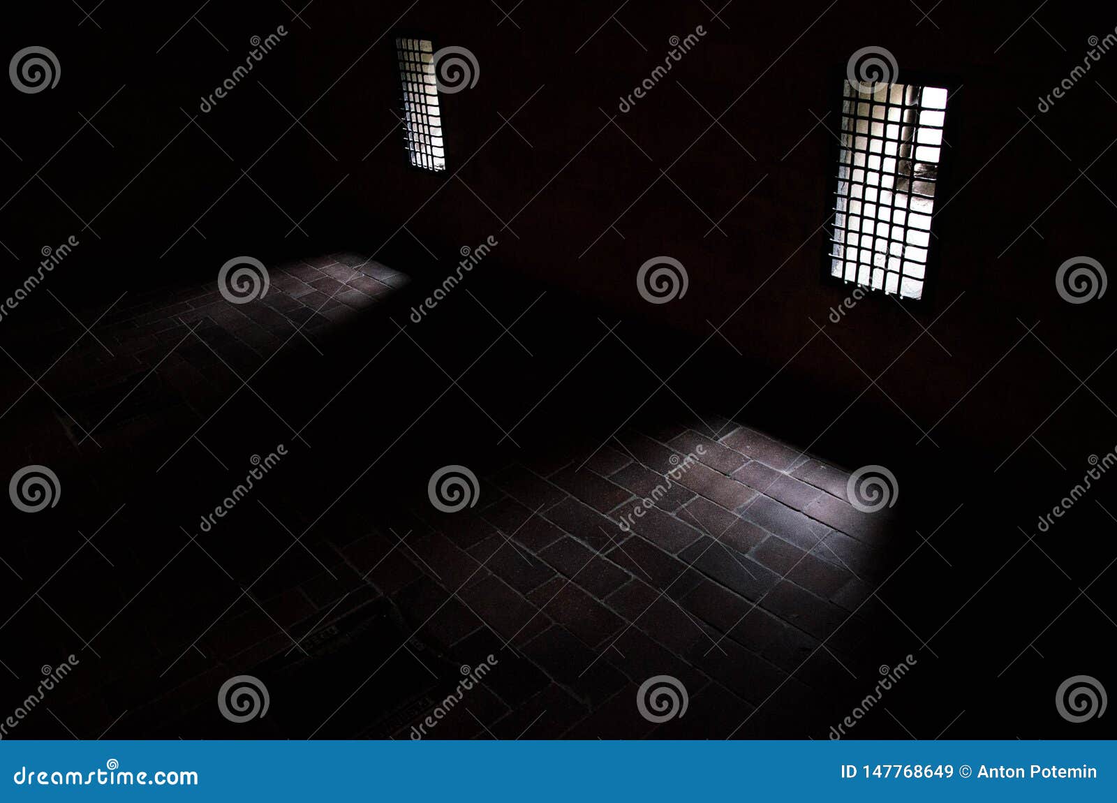 Floor and Windows of Gas Chamber in Dachau Editorial Stock Image ...