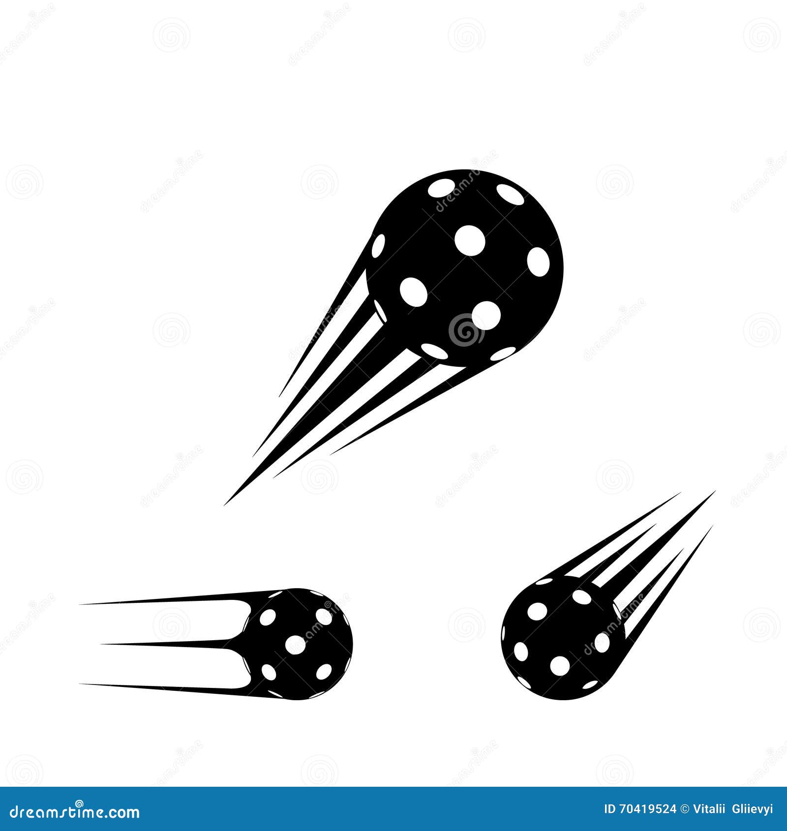 Floorball Ball for Logo the Team and the Cup Stock Vector ...