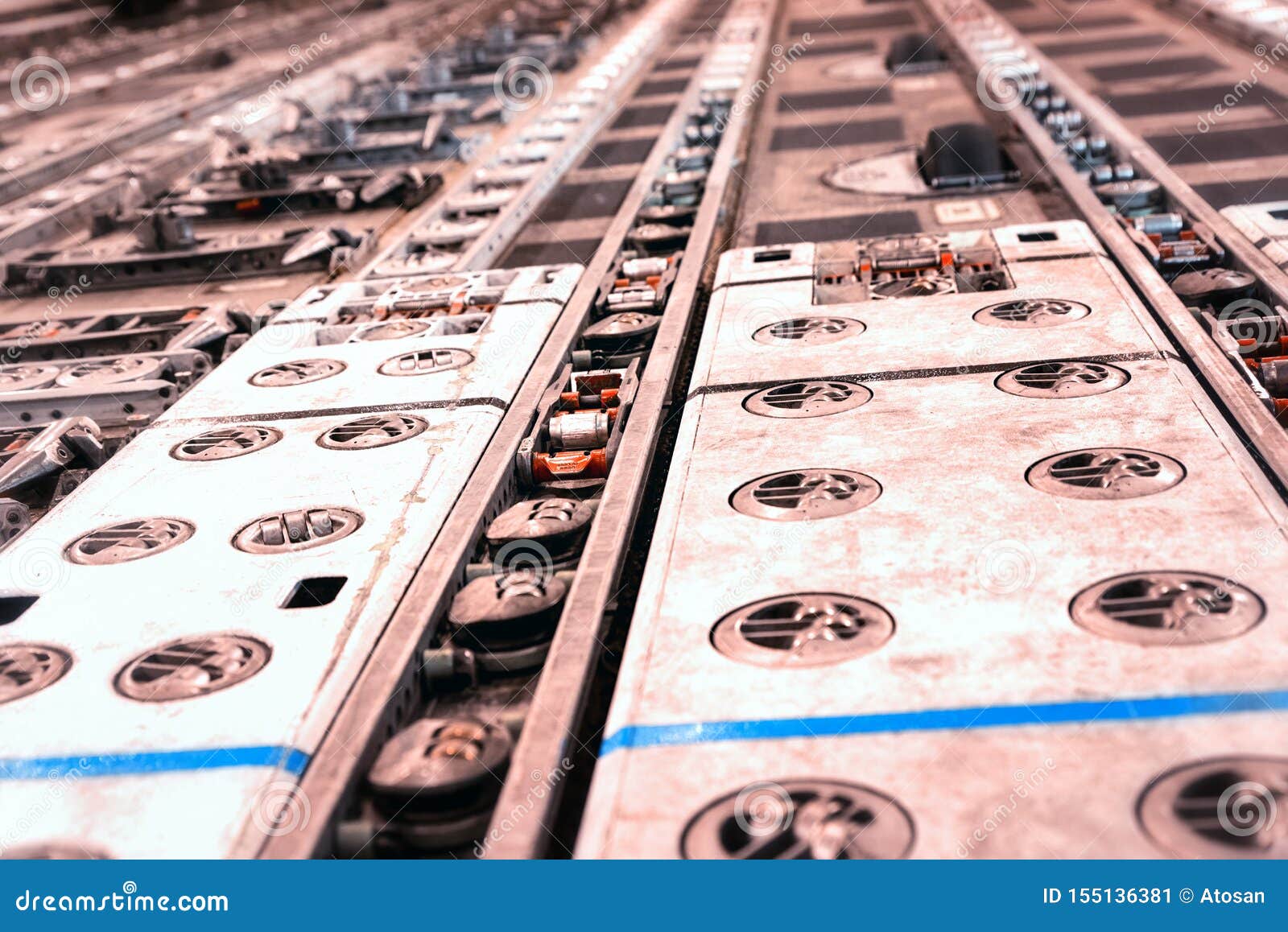 The Flooring of a Cargo Plane Stock Image - Image of people, aviation ...