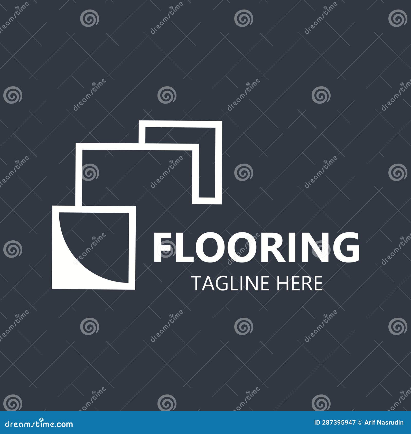Flooring Logo Design, Custom Layer Vector Elegant Business Store ...