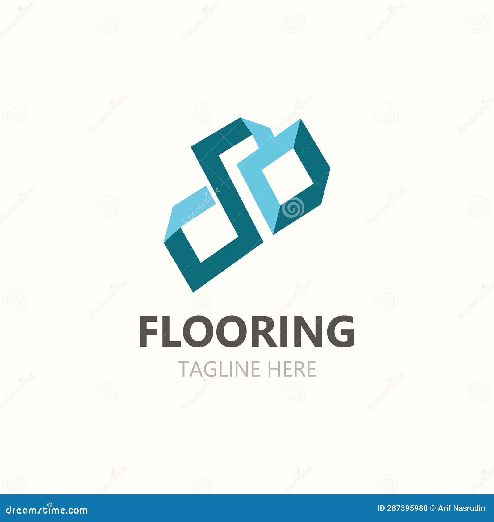Flooring Logo Design, Custom Layer Vector Elegant Business Store ...