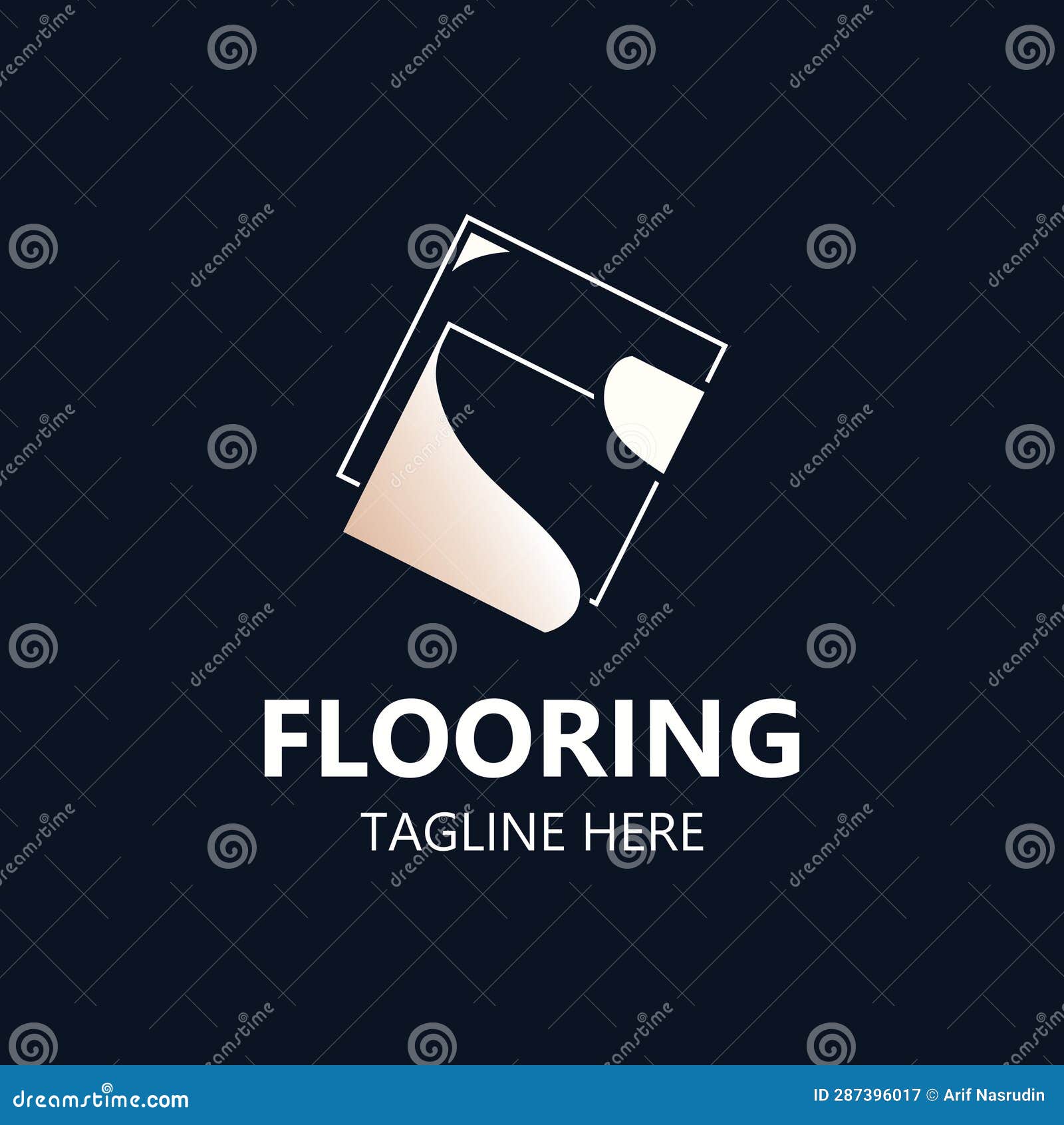Flooring Logo Design, Custom Layer Vector Elegant Business Store ...