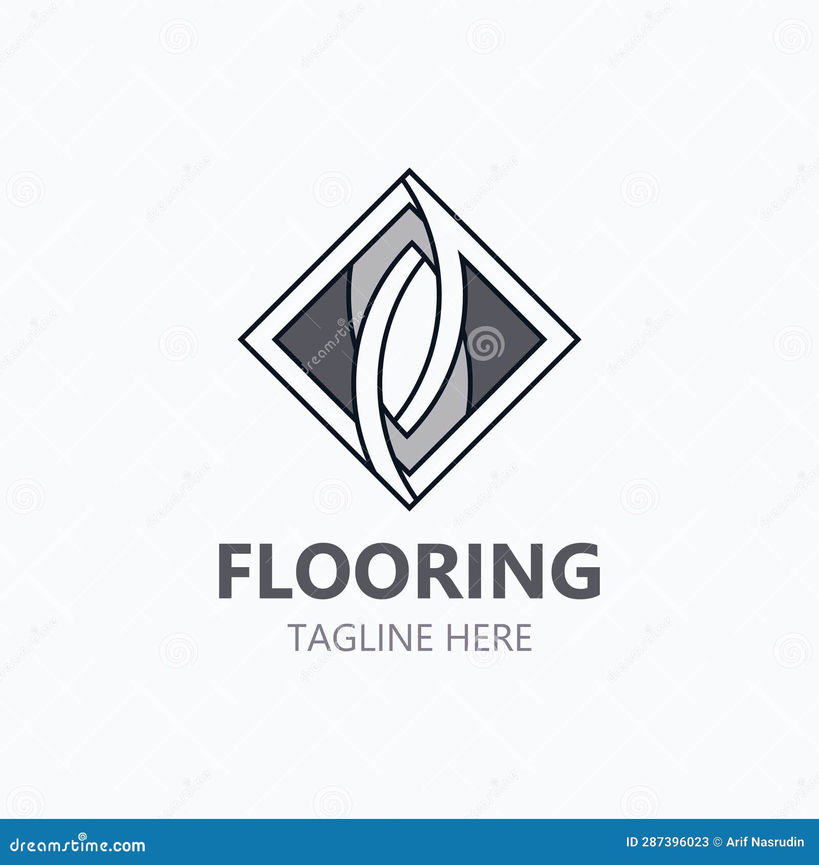 Flooring Logo Design, Custom Layer Vector Elegant Business Store ...